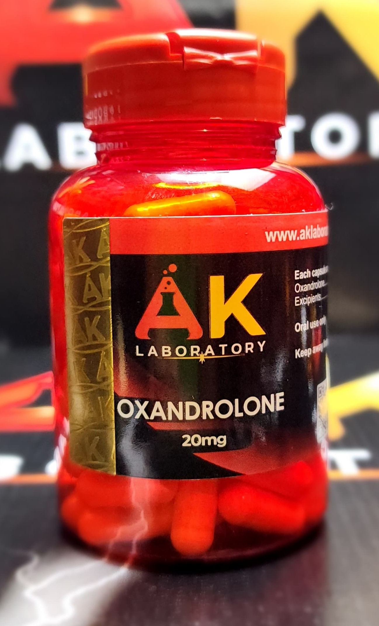 Oxandrolone 20mg 100 cmpds EN – AK Laboratory